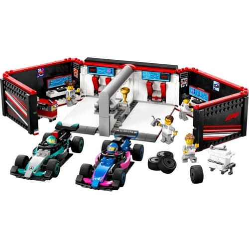 Lego City 60444 Garáž F1® a vozy Mercedes-AMG a Alpine :: Hrackarna.cz